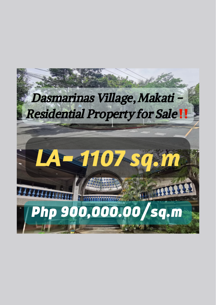 Dasmarinas Village, Makati - Residential Property for Sale‼️ ...